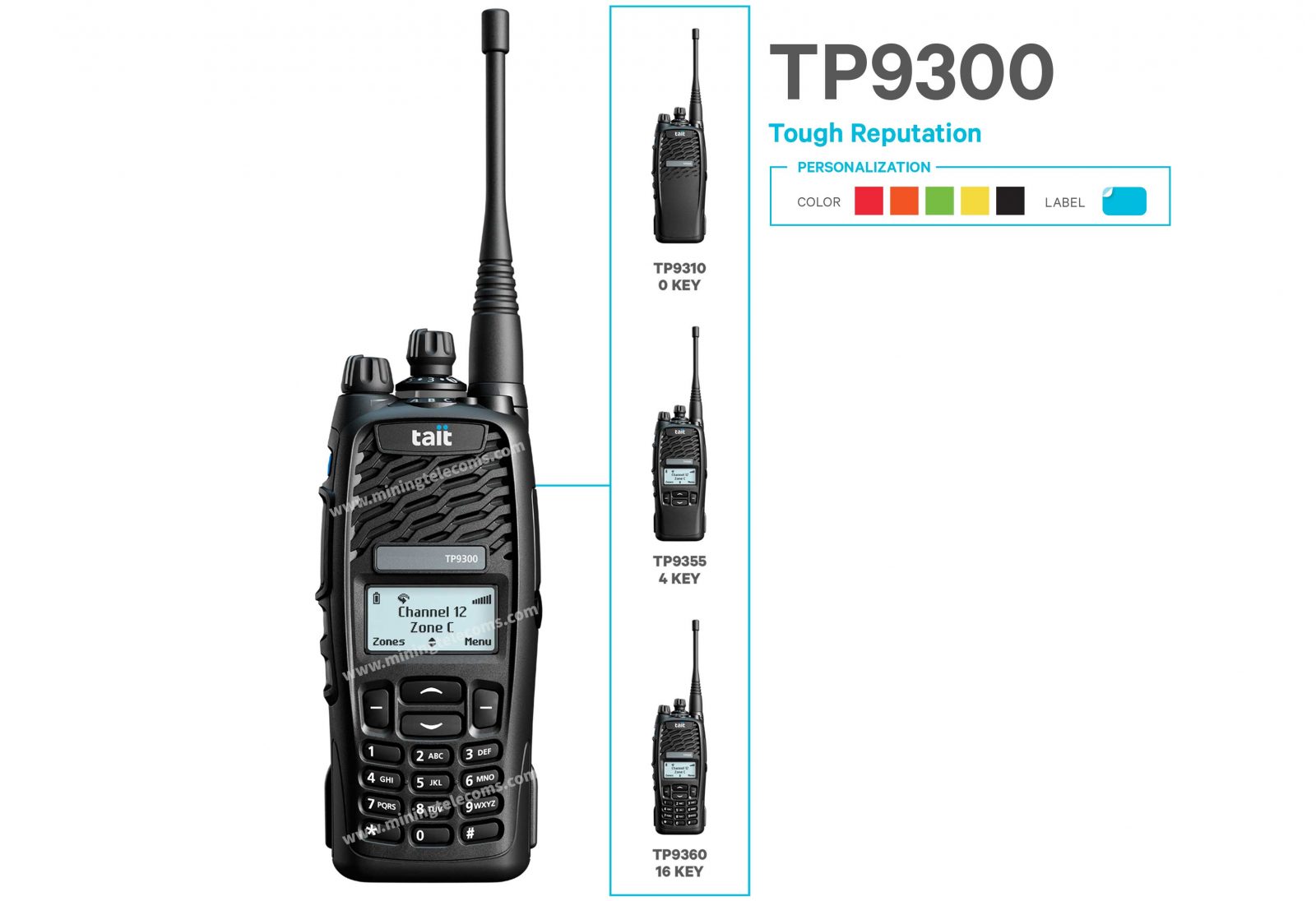Tait TP9355 Series Portable Radios - Australia's Leading Supplier