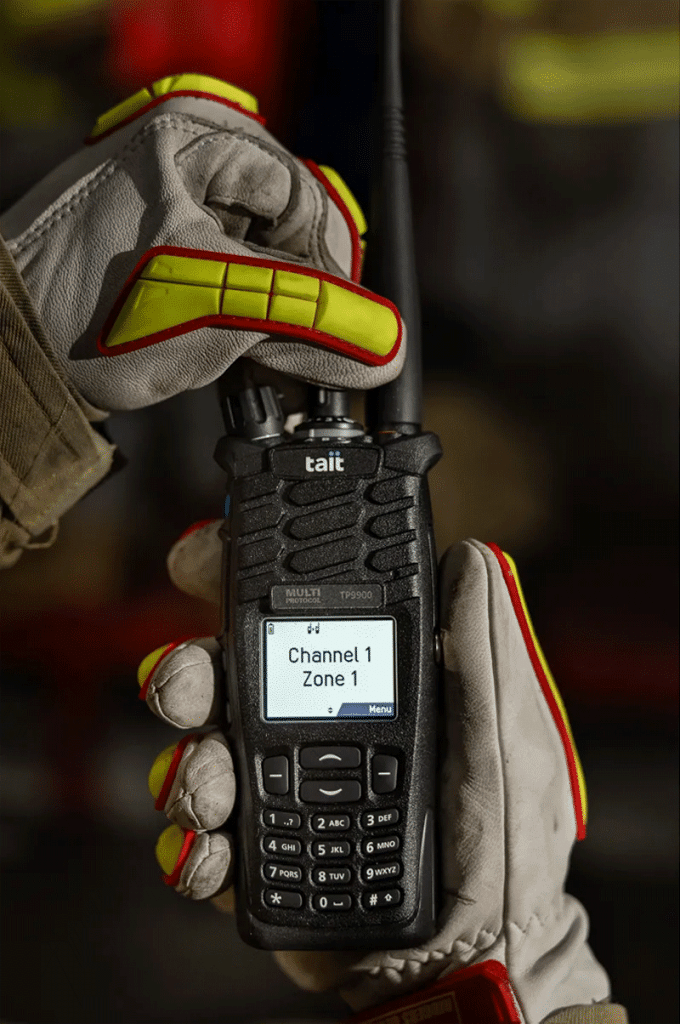 Tait TP9900 Multi-Agency P25 DMR Portable Two-Way Radio